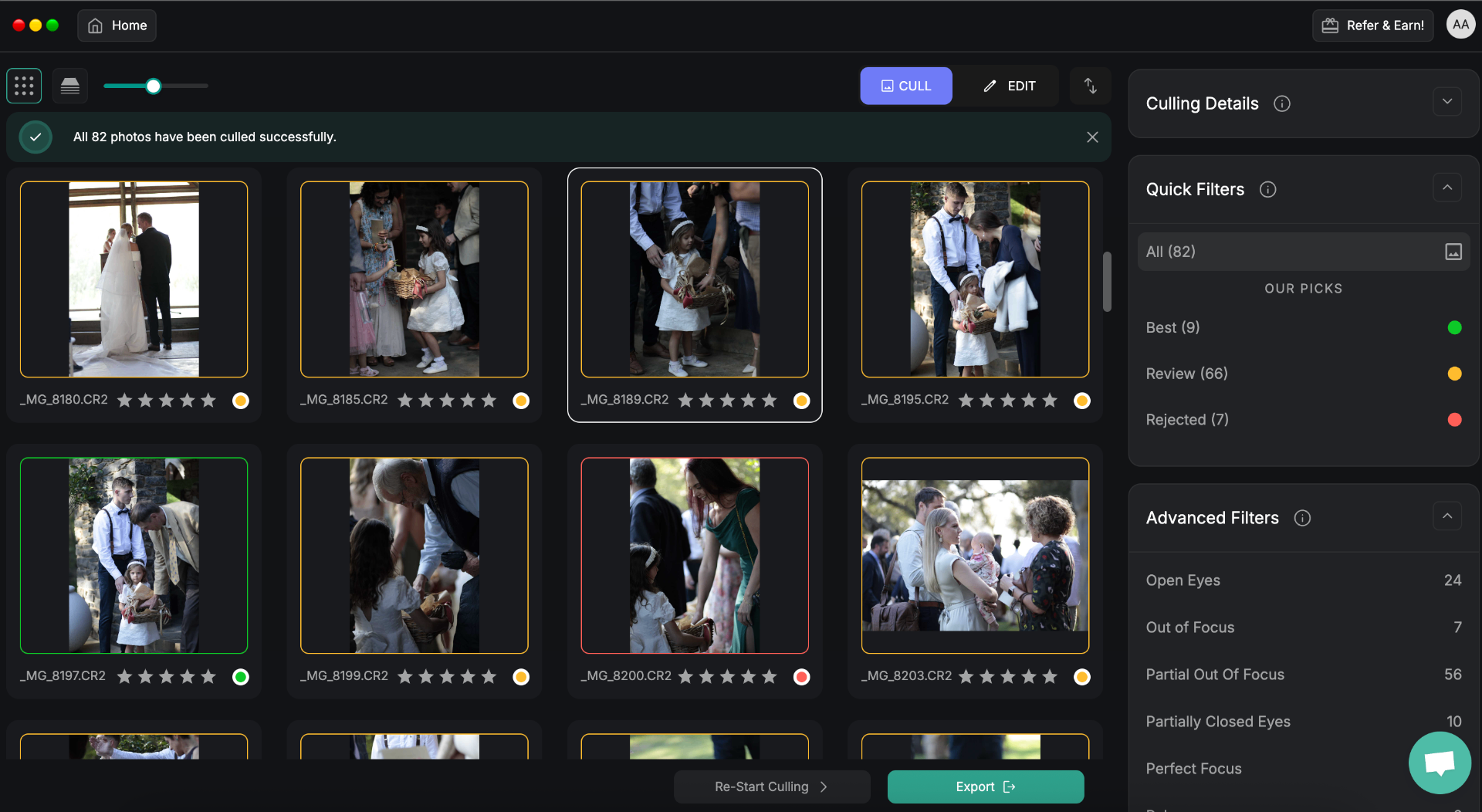 FilterPixel 4.0 - Cull, Edit & Deliver in One Leap